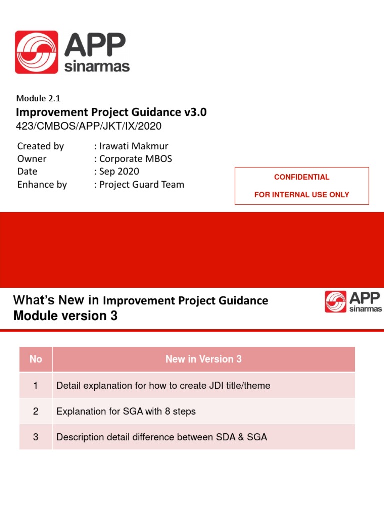 JDI Project Guidance and SGA Steps | PDF | Incandescent Light Bulb ...