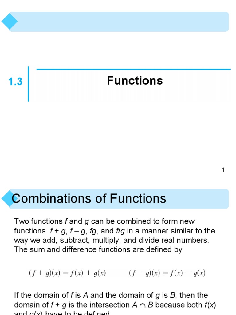 Math1013 L10 03 | PDF | Function (Mathematics) | Exponential Function