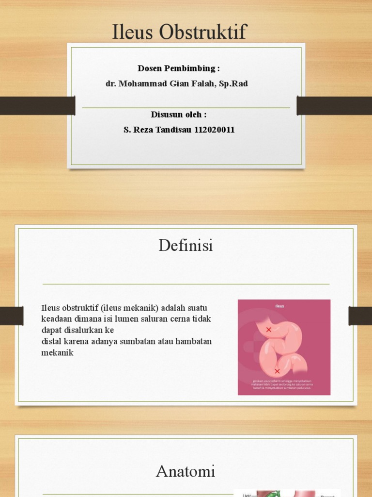 Gambaran Radiologi Ileus Obstruktif | PDF