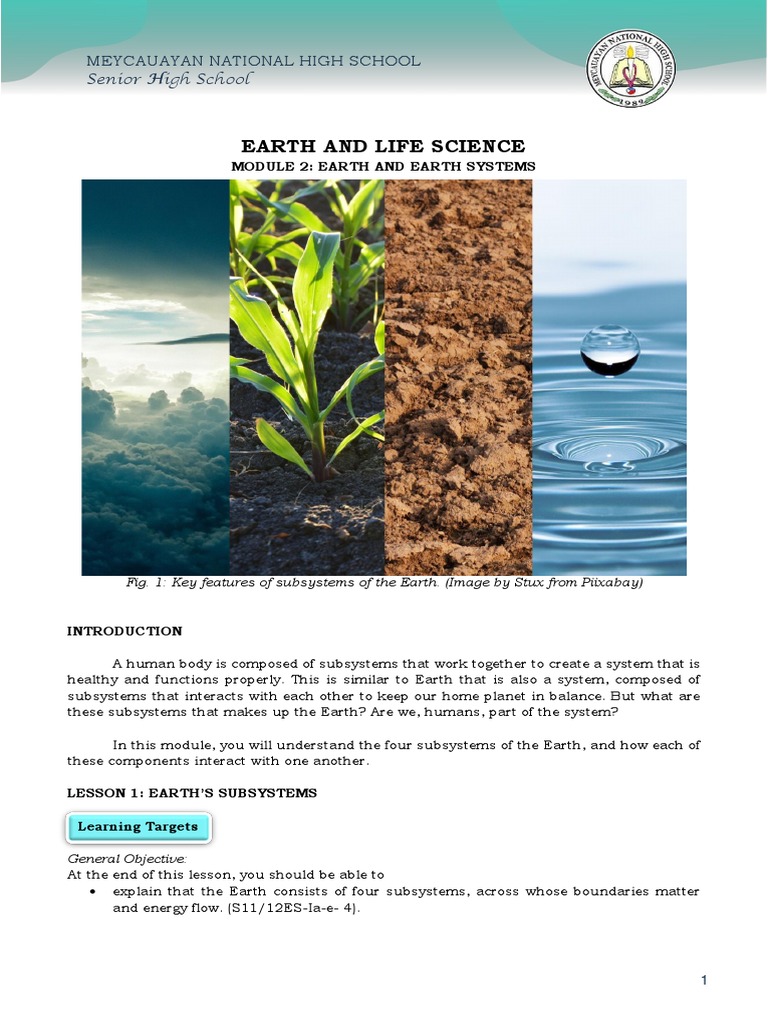 (Template) Earth and Life Science Module2 | PDF | Earth | Plate Tectonics