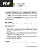 Executive Order: VAWC Desk and Officer | PDF | Violence | Domestic Violence