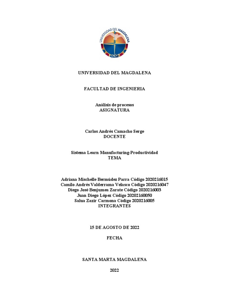 Sistema Lean Manufacturing: Claves y Beneficios | PDF | Lean ...