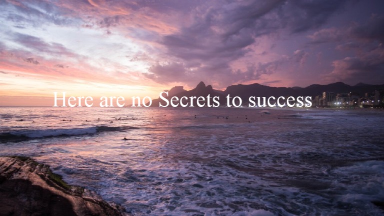 Secrets To Success | PDF