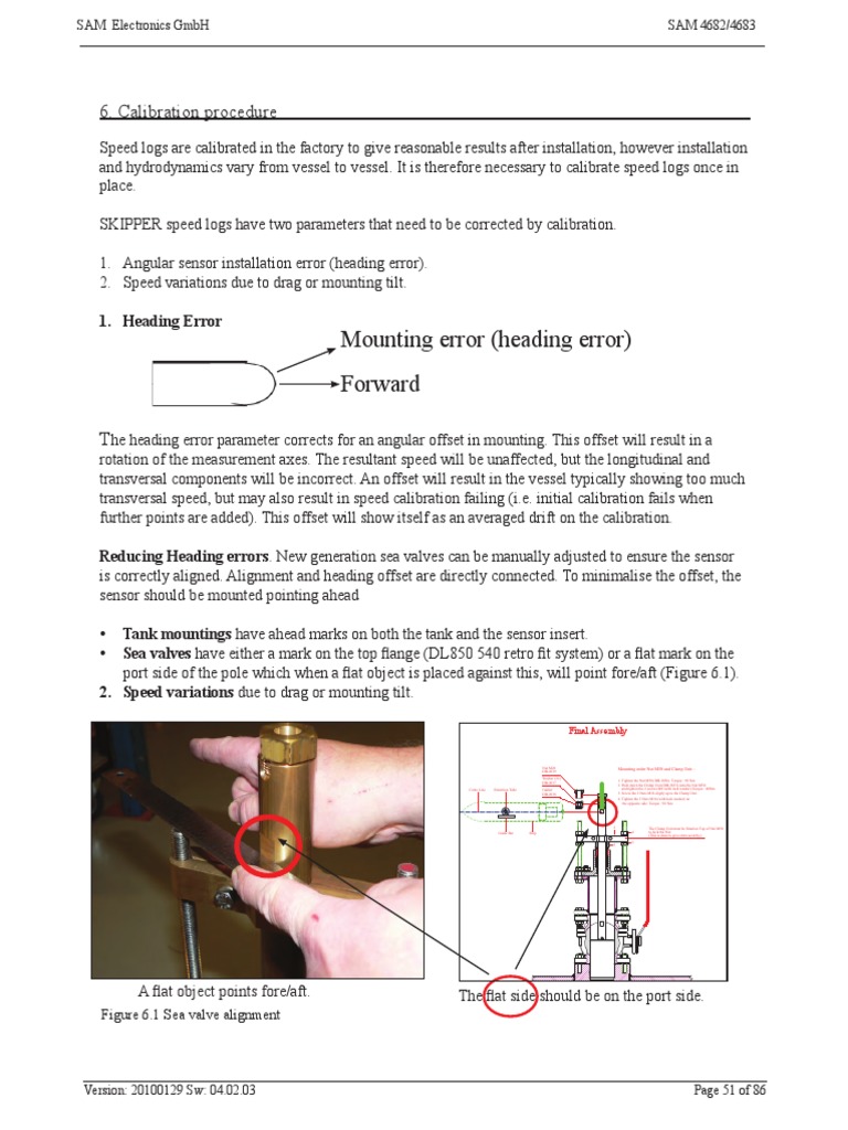 DL850 Speed Log Calibration Guide | PDF | Calibration | Menu (Computing)