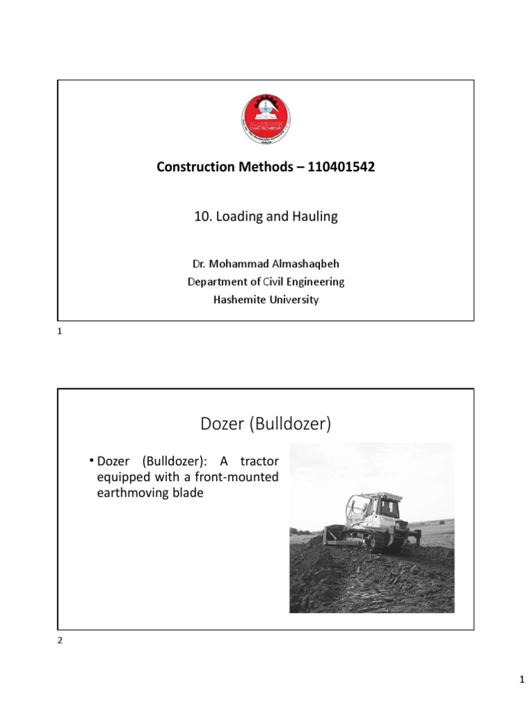 Loading and Hauling | PDF | Vehicles | Transport