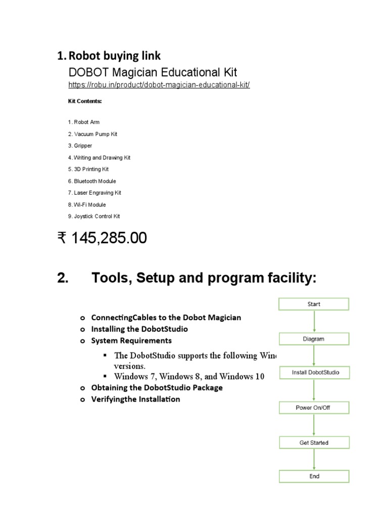 Dobot Magician Educational Kit: A Guide to Setup, Programming and Operation of a Robotics ...