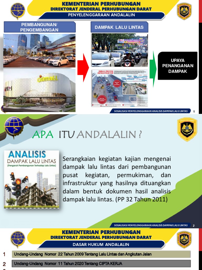 Persetujuan Teknis Andalalin Dalam Kajian AMDAL | PDF