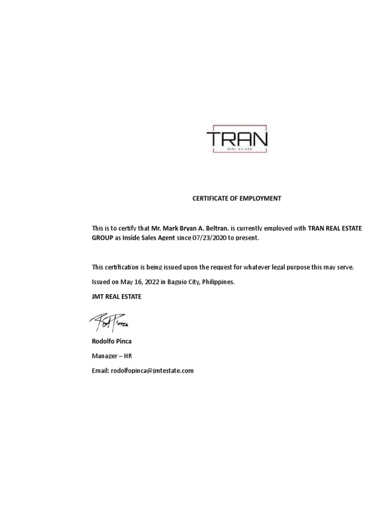 Mark Bryan COE1 | PDF