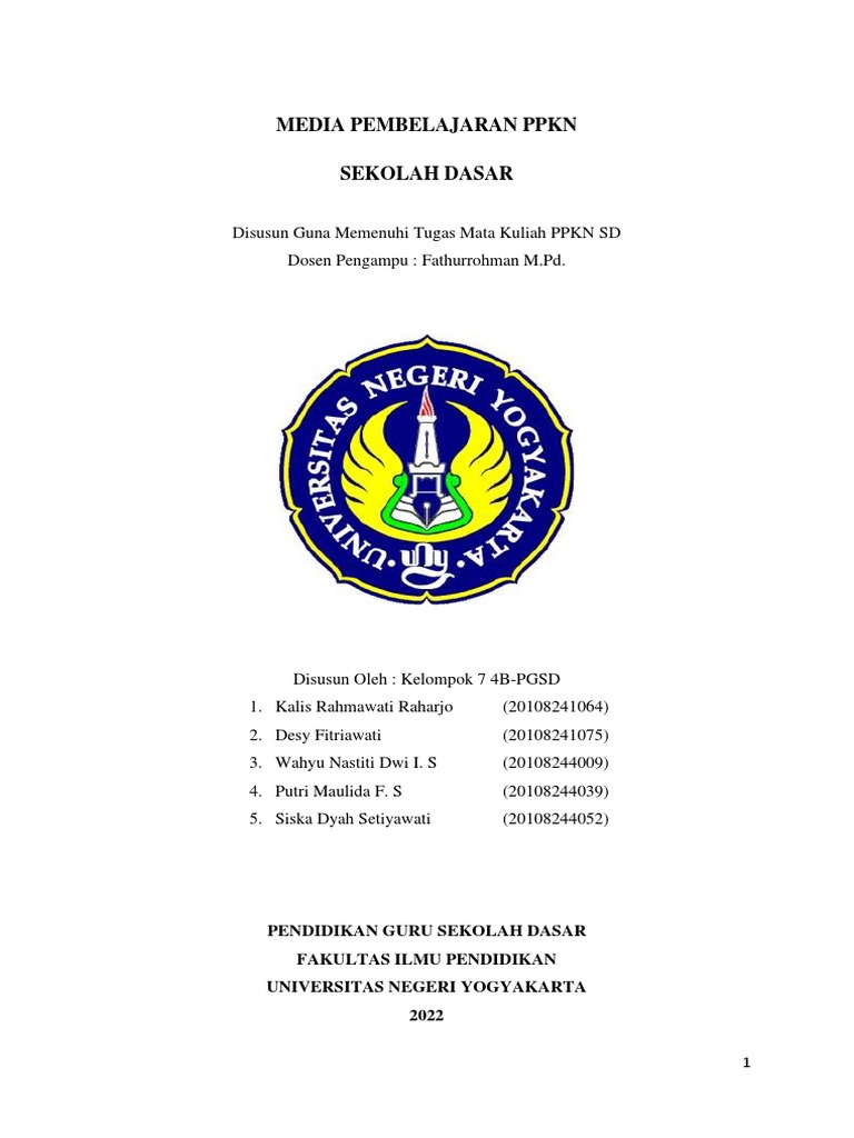 MAKALAH MEDIA PEMBELAJARAN PPKN | PDF