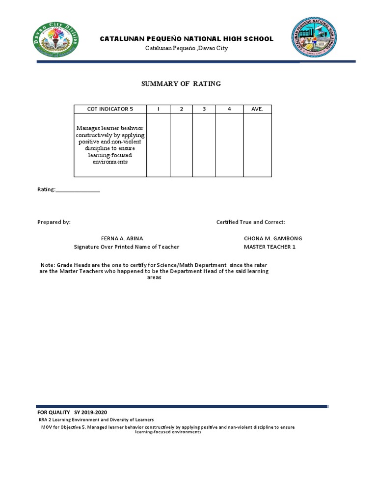 Kra 2 Objective 5 For Qualityefficiency | PDF | Cognition | Science Kra 2 Objective 5 For Qualityefficiency | PDF | Cognition | Science