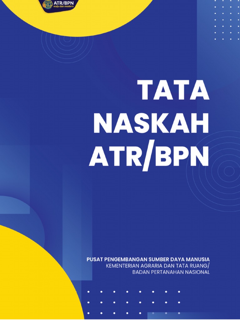 Tata Naskah ATR BPN | PDF