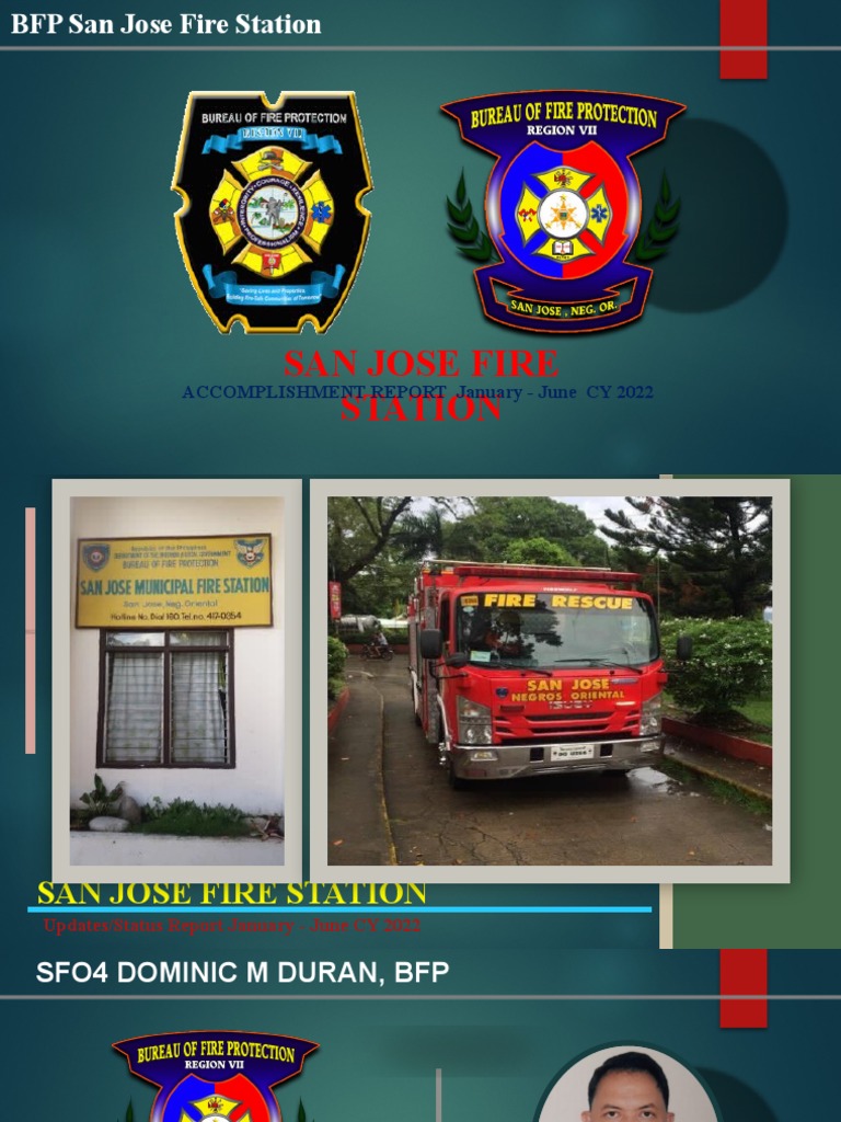 San Jose Fire Station Accomplishments 2022 | PDF | Fires | Firefighter