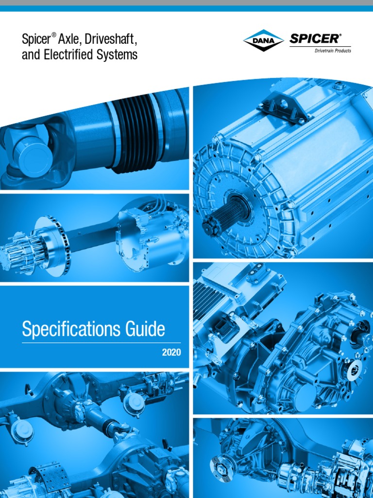 Commercial Vehicle Spec Guide | PDF | Axle | Wheeled Vehicles