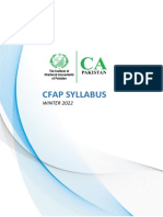 CFAP Syllabus | PDF | International Financial Reporting Standards | Audit