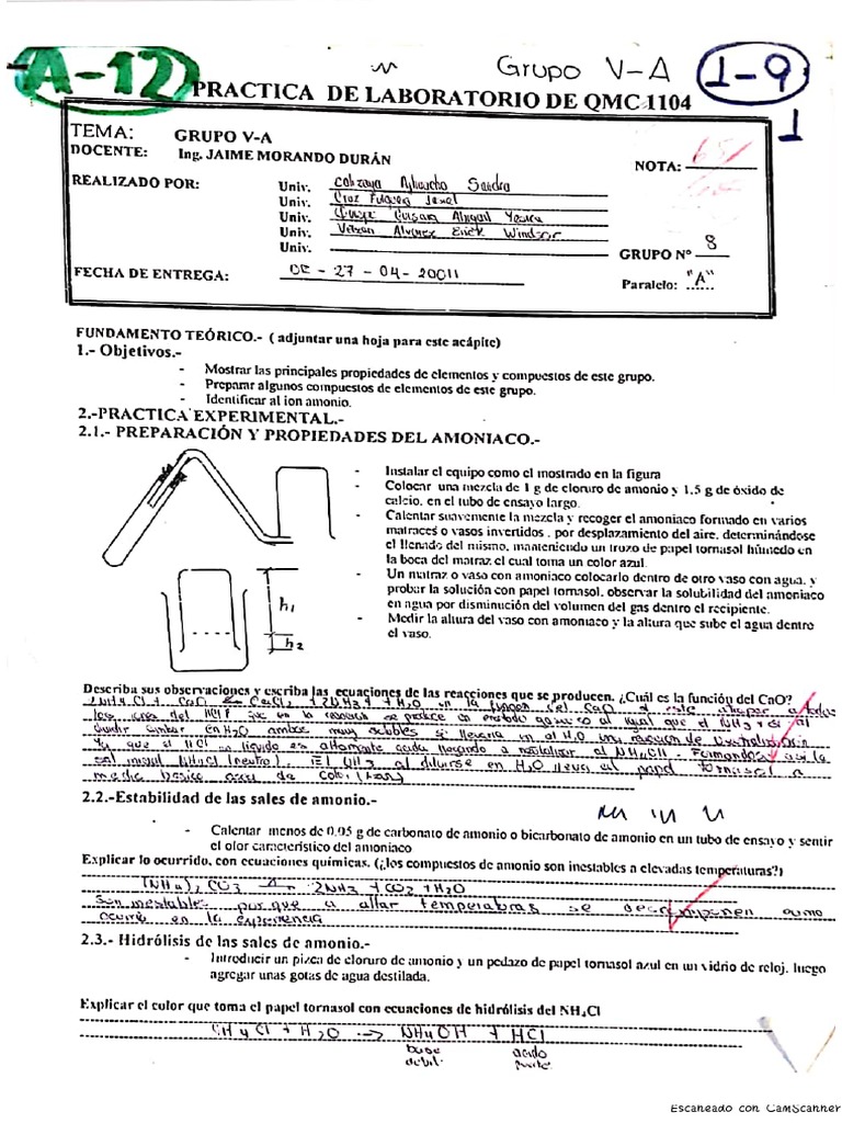 Grupo V-A QMC-1104 | PDF