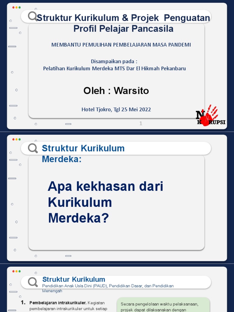 2b. Struktur Kurikulum Dan P5 | PDF