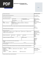M VV Sample Form | PDF | Passport | Government And Personhood