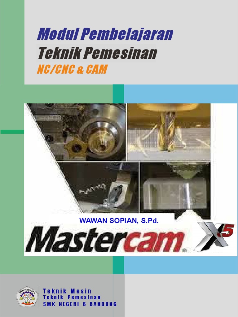 Materi 3 Menggambar 2D Dan 3D Dengan Mastercam X5 | PDF
