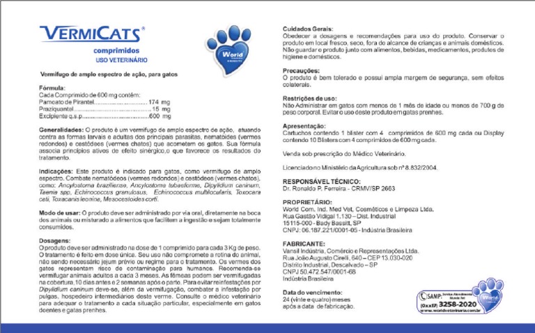 VermiCats Bula | PDF