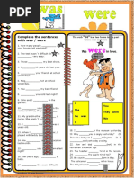 Was/Were Exercises for Beginners | PDF