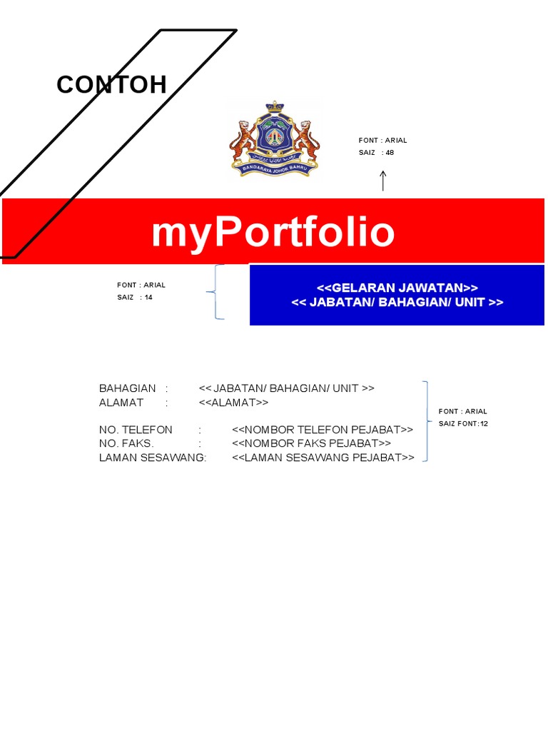 Templateformat Myportfolio MBJB | PDF