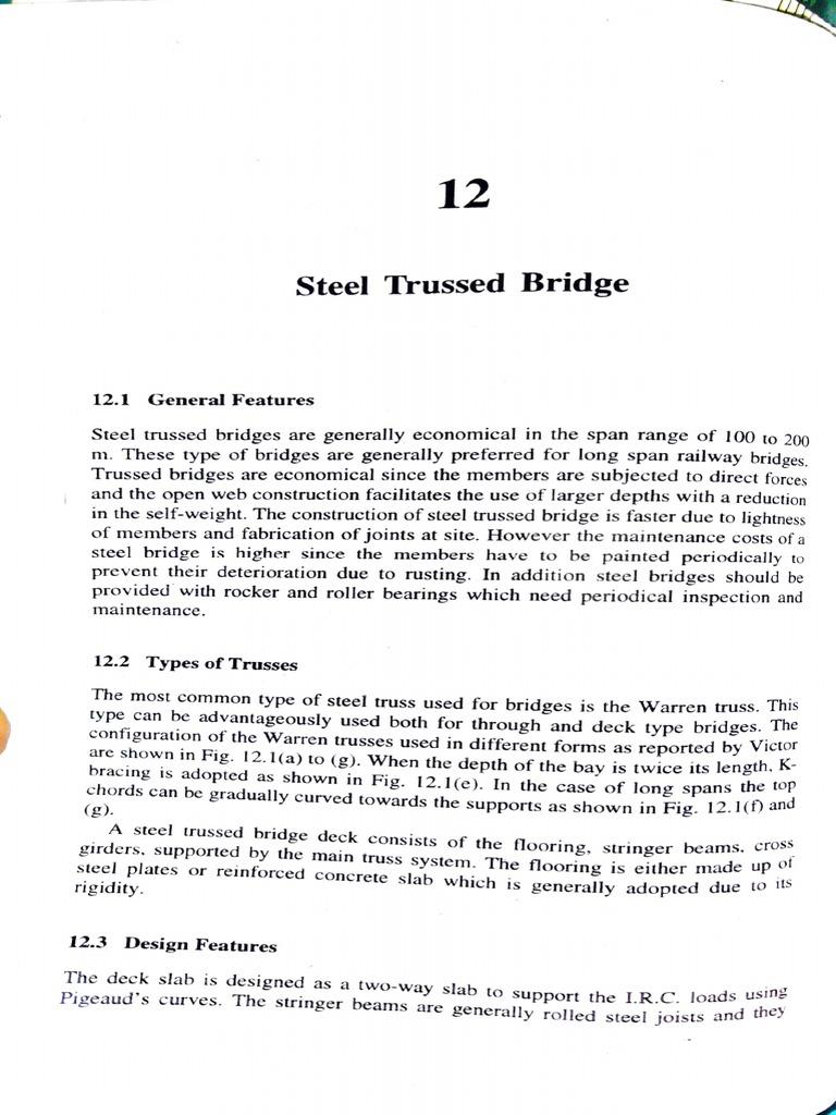Truss Bridge | PDF | Truss | Bridge