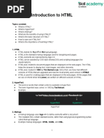 HTML Exam Questions Pack | PDF | Web Page | Cascading Style Sheets