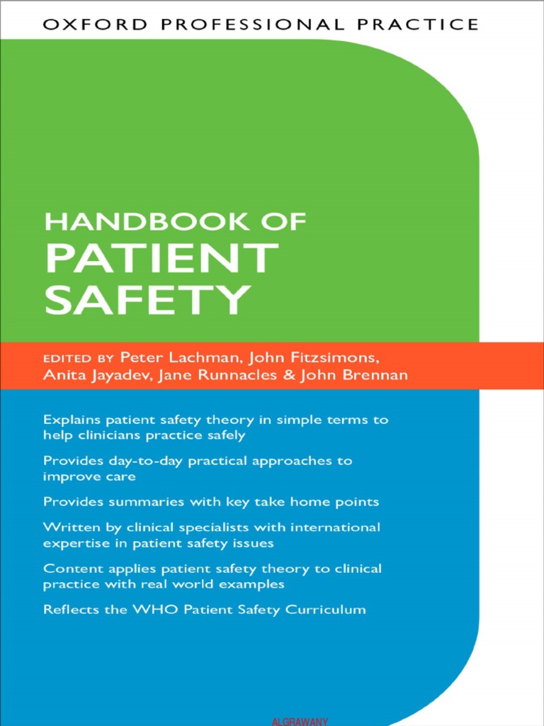 Handbook of Patient Safety 2022 | PDF | Patient Safety | Health Care