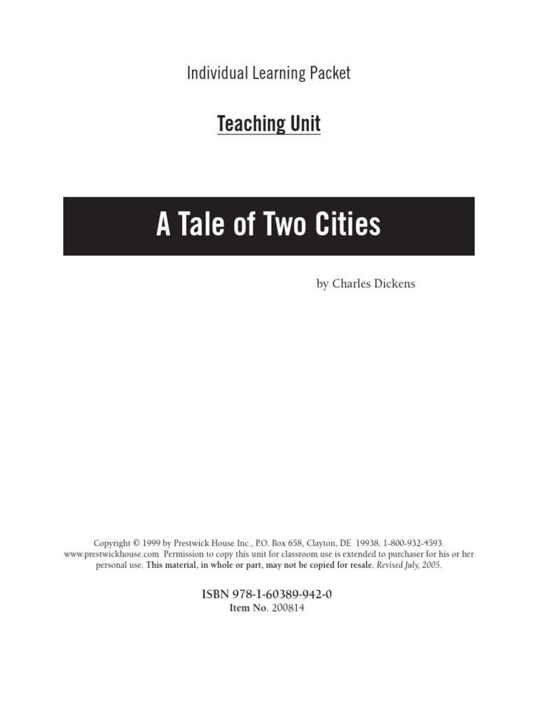 A Tale of Two Cities | PDF | A Tale Of Two Cities | Narration