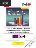 Pre Test Practical Research 2 | PDF | Quantitative Research ...