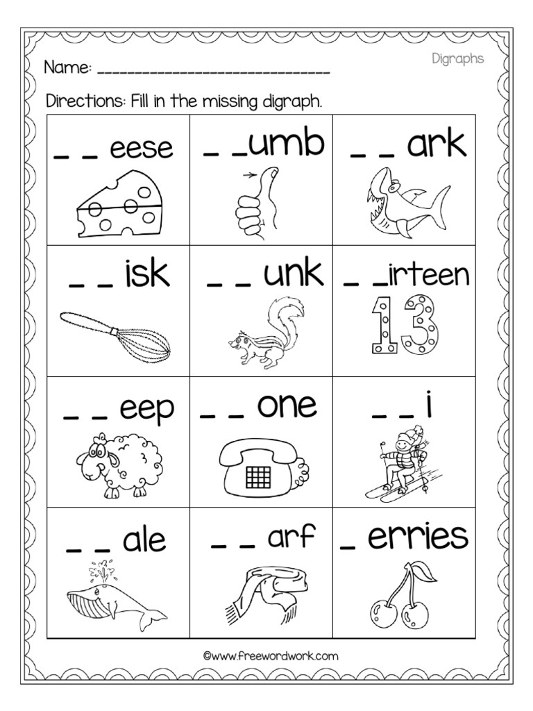 Digraphs Beginners | PDF | Symbols | Written Communication