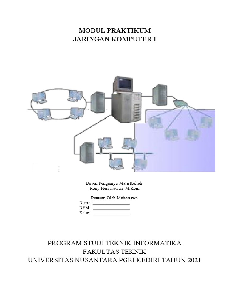 Template Laporan Tugas Praktikum Jaringan Komputer I 2021-2022 | PDF