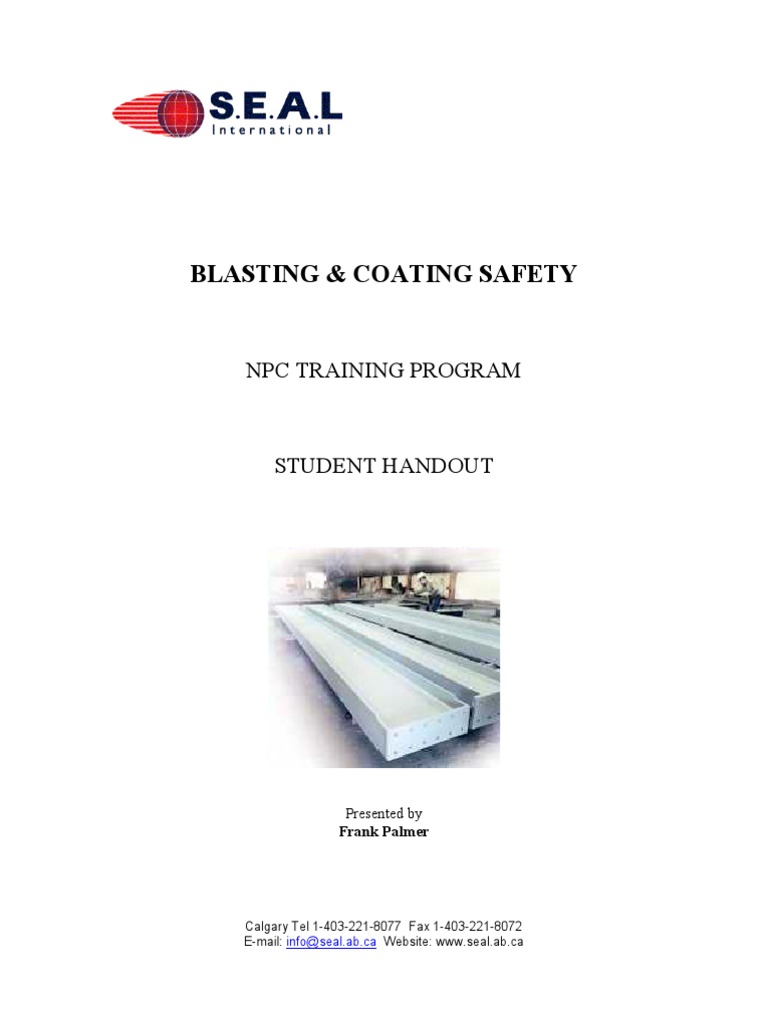 Blasting & Coating Safety | PDF | Abrasive | Gas Compressor