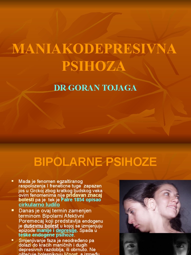 Maniakodepresivna Psihoza | PDF