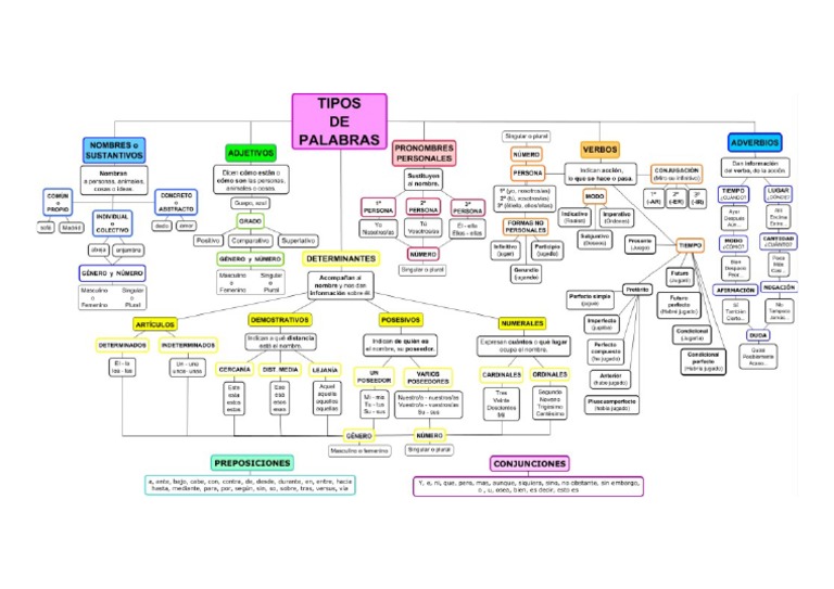 TIPOS DE PALABRAS | PDF