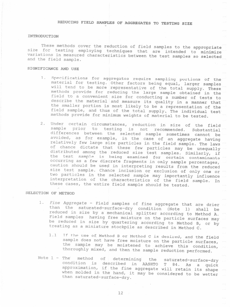 Reducing Sample To Testing Size | PDF