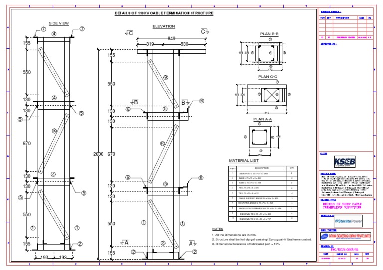 110KV Cable Termination Structure | PDF | Electronics | Electromagnetic ...