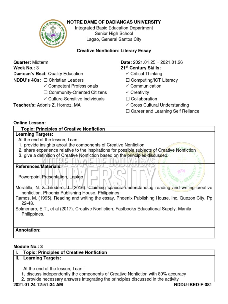 CNF Module 3 Students | PDF | Communication | Cognitive Science