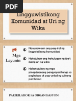 Grade 11 - Conative, Informative at Labeling Na Gamit NG Wika | PDF
