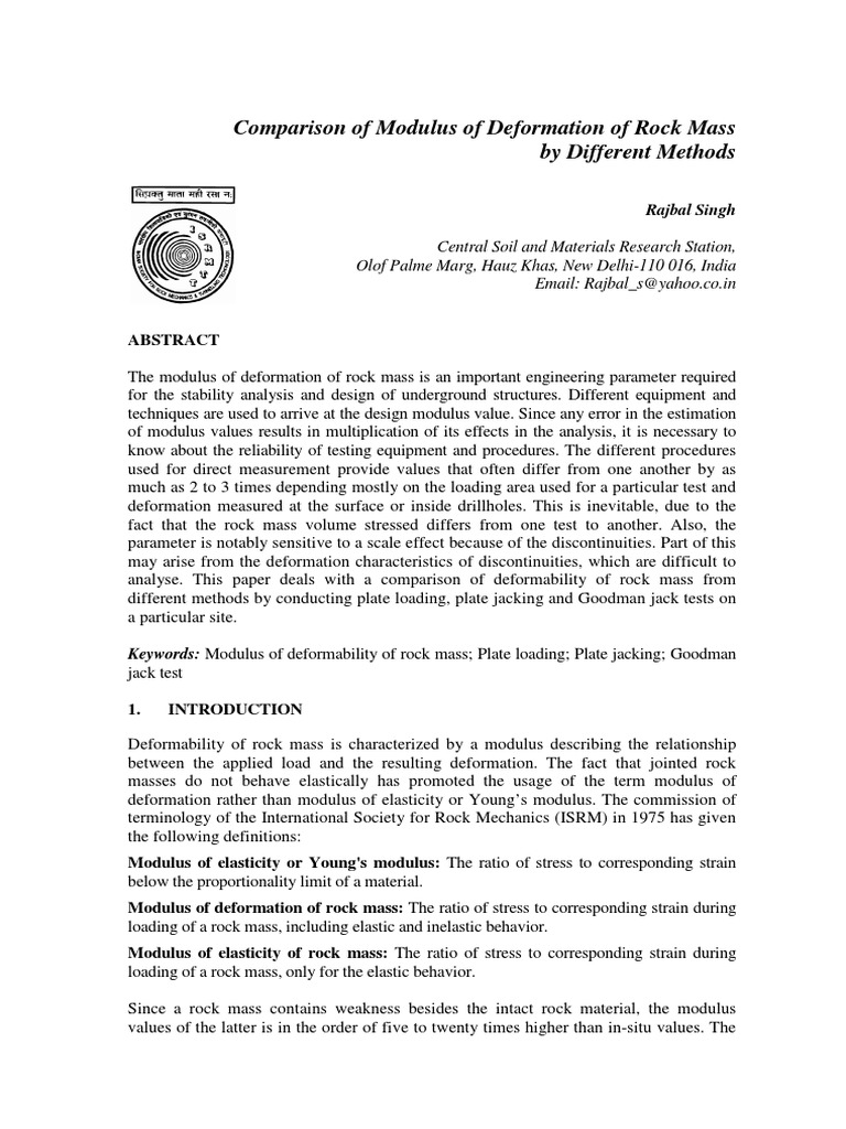 DR Rajbal Singh | PDF | Elasticity (Physics) | Young's Modulus