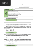 Hemocytometer Manual Cell Count Guide | PDF | Red Blood Cell | White ...