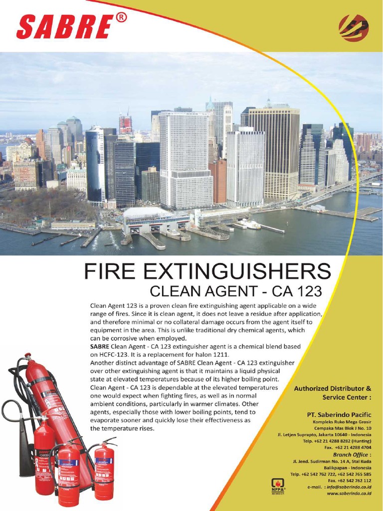 Sabre Fire Extinguisher | PDF
