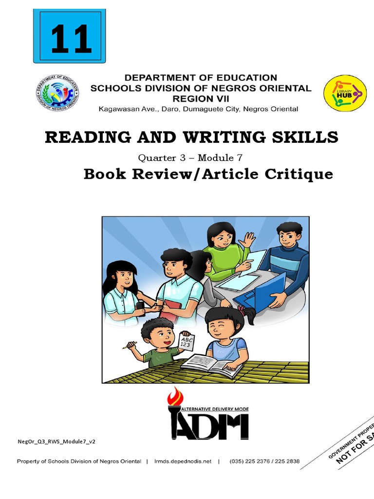 G11 SLM7 RWS Q3 Enhanced | PDF | Distance Education | Learning