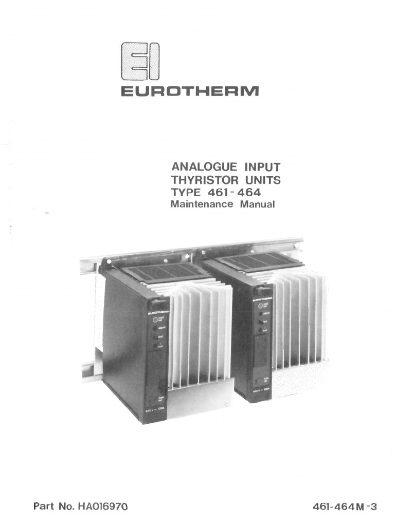 Eurotherm 464 | PDF
