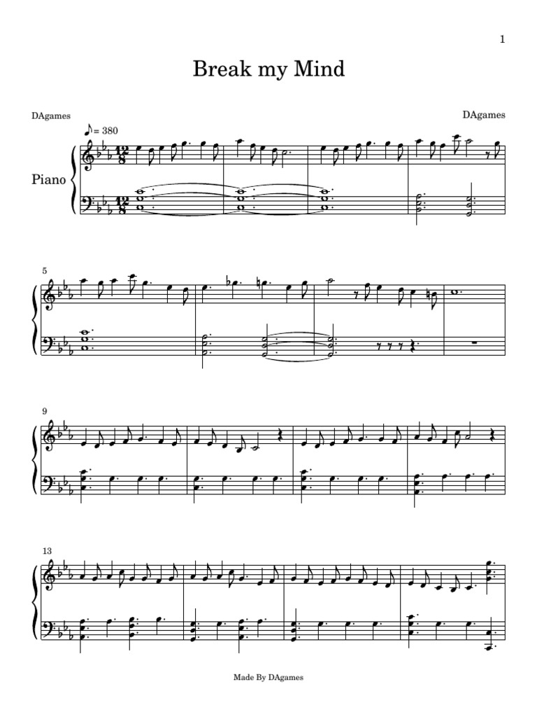 Break My Mind | PDF