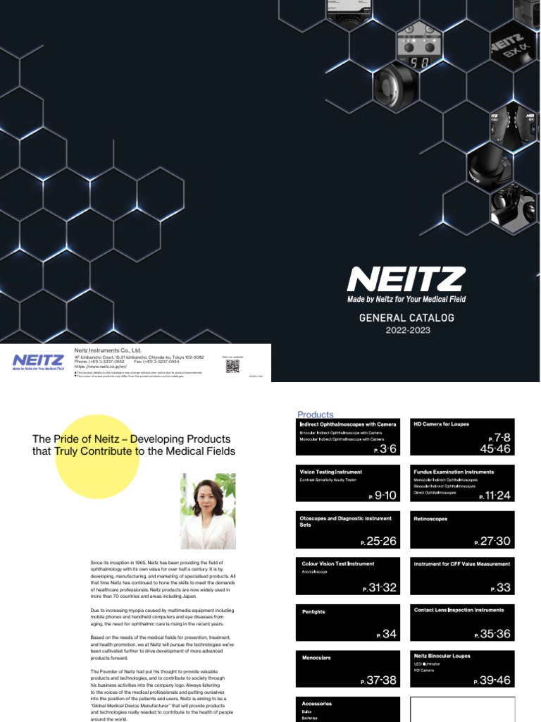 Neitz General Catalogue 2022 | PDF | Contrast (Vision) | Lighting