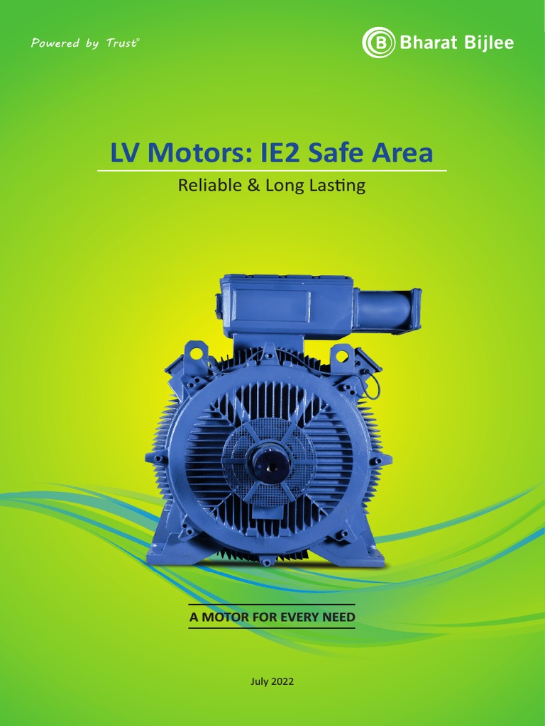 LV Motors Ie2 Safe Area Catalouge | PDF | Electric Motor | Efficient ...