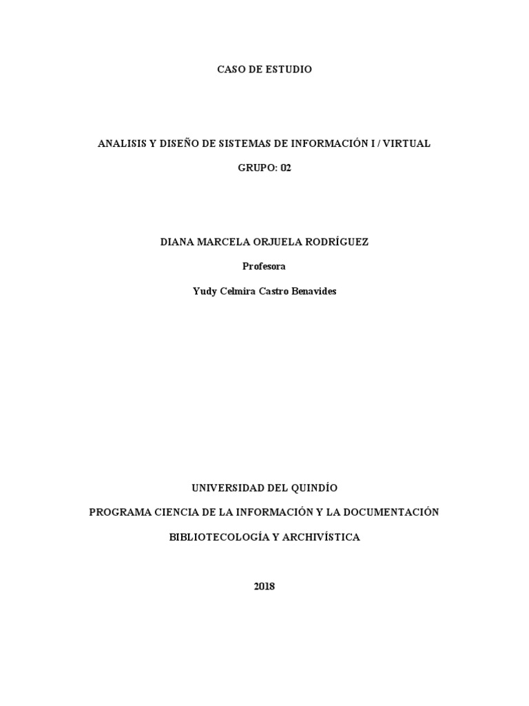 Caso de Estudio | PDF | Presupuesto