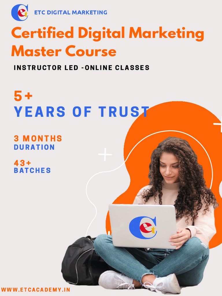 ETC Academy Digital Marketing Course | PDF | Digital Marketing | Search Engine Optimization