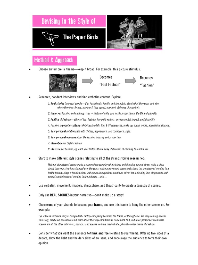 Paper Birds Techniques in Fashion | PDF | Art